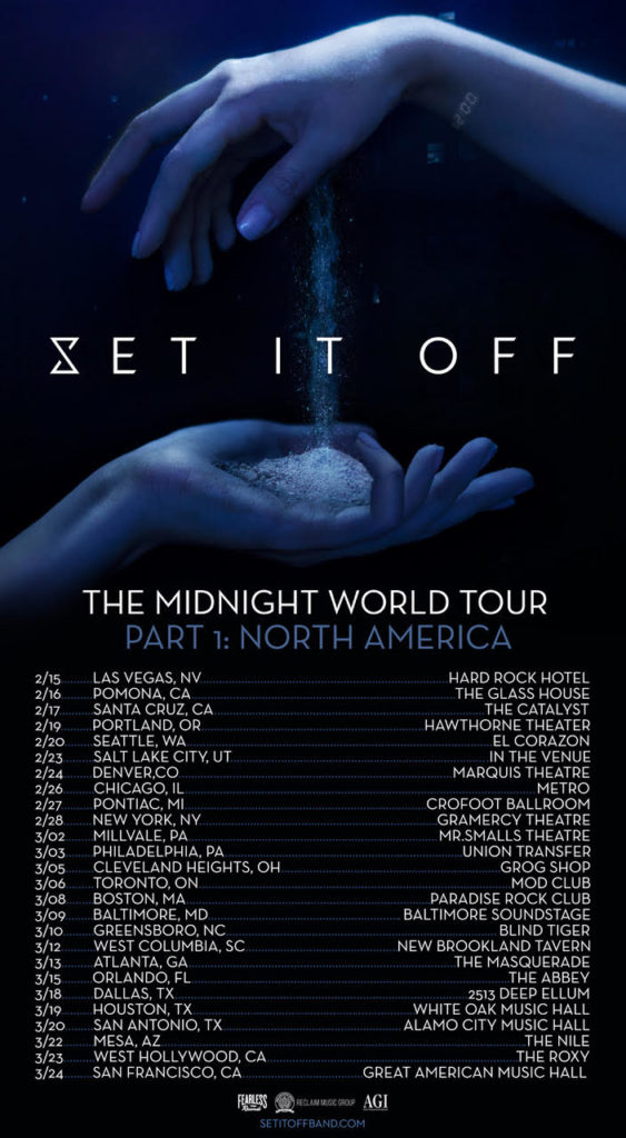 Set It Off To Release "Midnight" 2/1, Announce Headline Tour, Drop ...